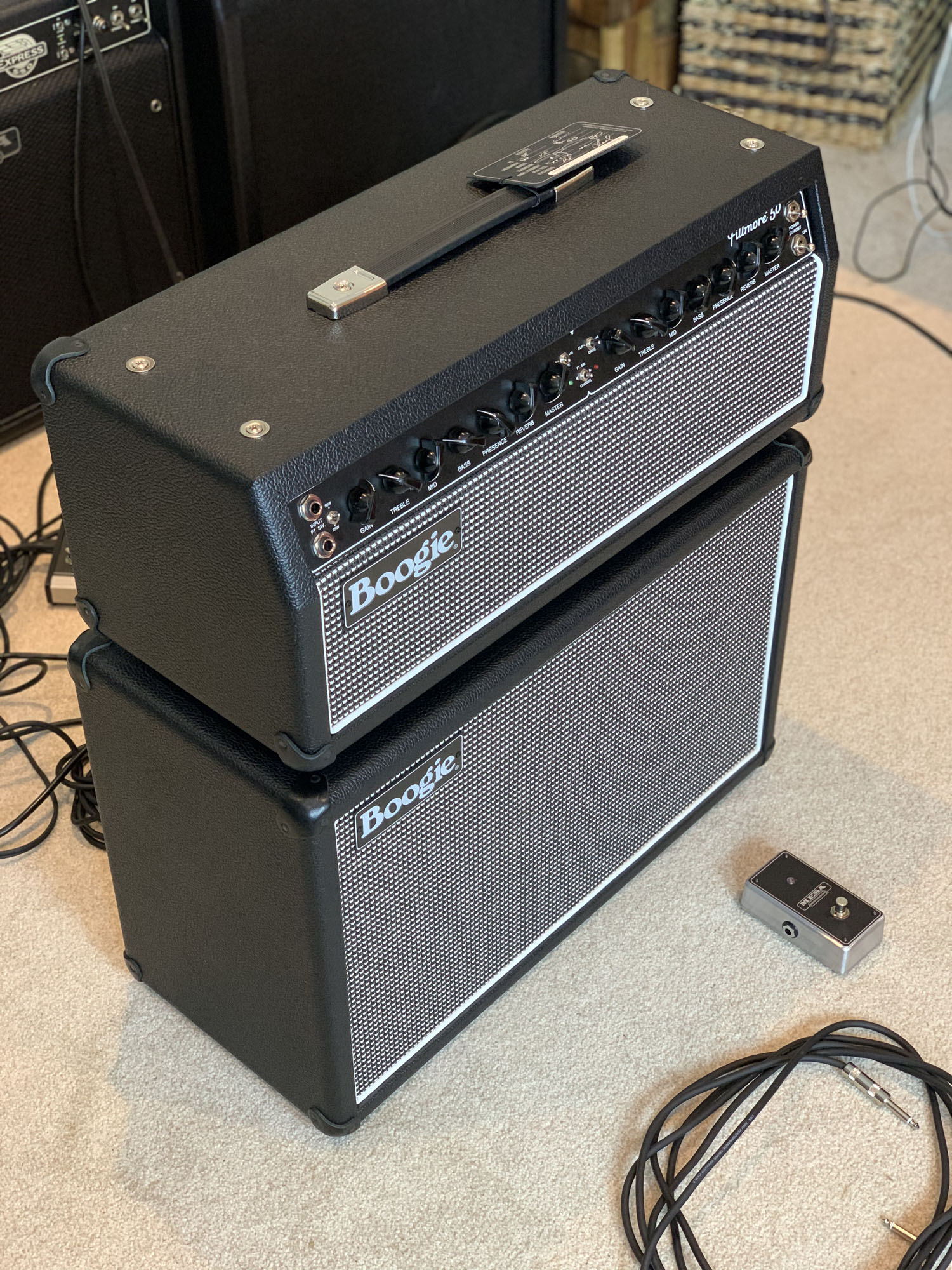Mesa Boogie Fillmore 50 half stack (SOLD) – Rolly's Guitars
